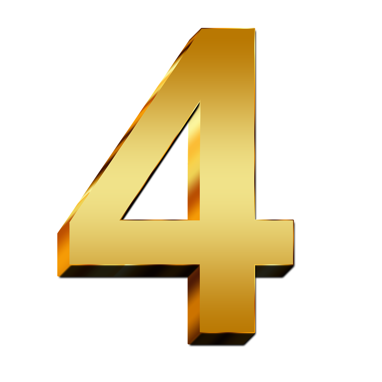 Transparent Gold Number 4 Clip Art Library Transparent Gold Number 4 Clip Art Library