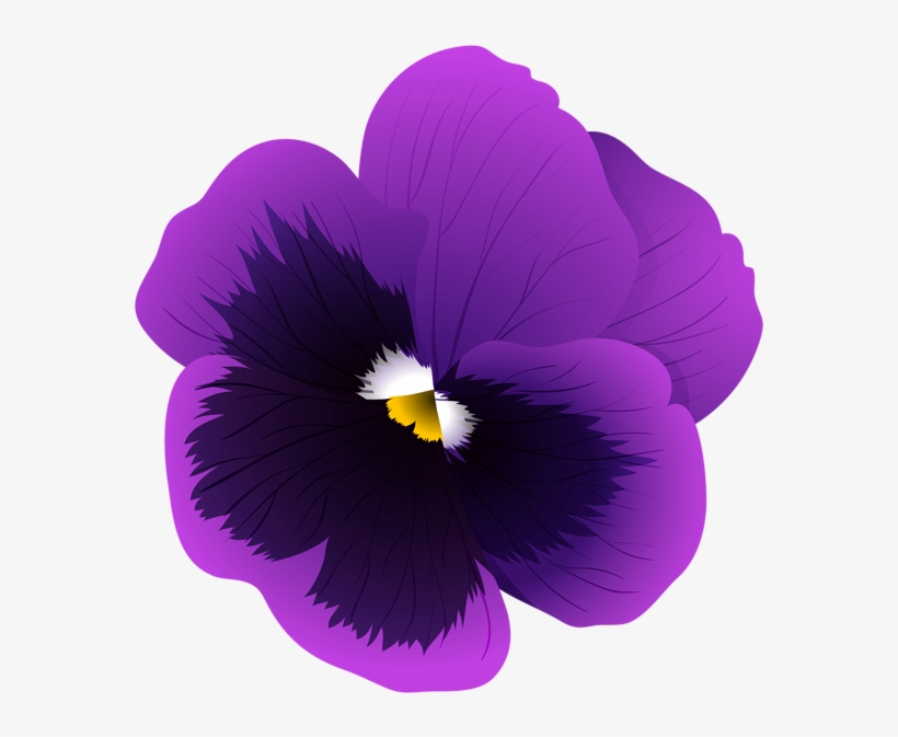 Violet Flower Clip Art - Vector Clip Art Online, Royalty Free – Free ...