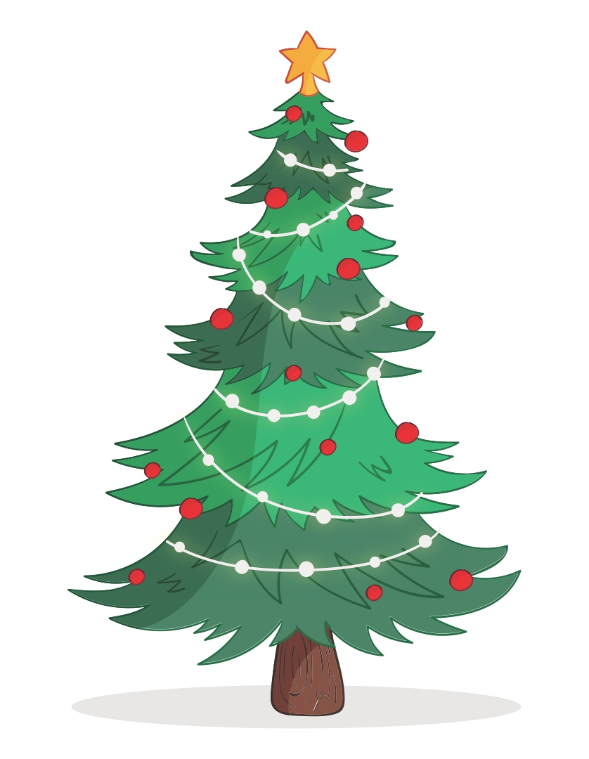 Christmas Tree Clip Art Library