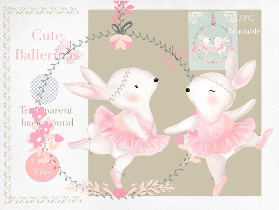 Ballerina Clipart Commercial Use Vector Graphics Digital Clipart