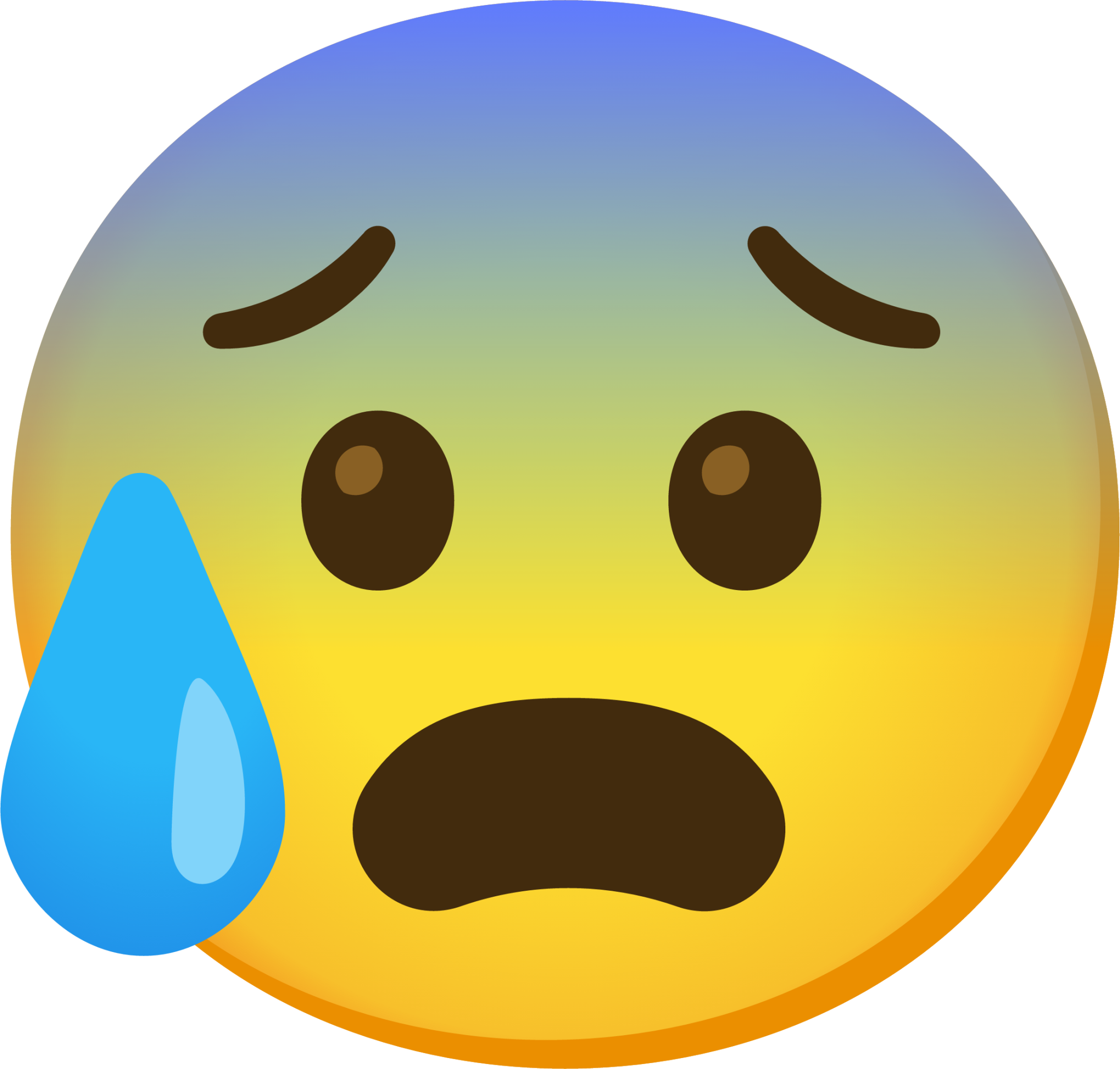 Downcast Face With Sweat Emoji Clipart People Who Overthink Meme Downcast Face With Sweat Emoji Clipart People Who Overthink Meme