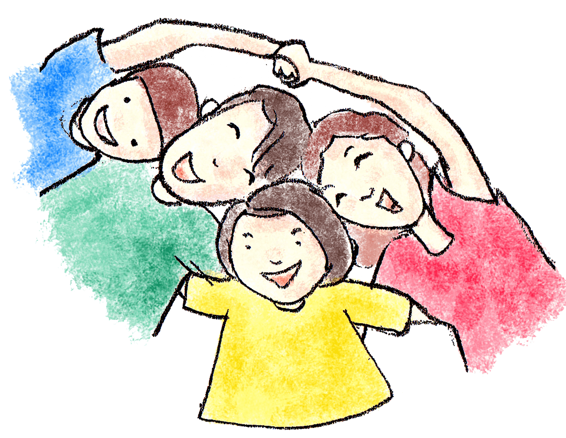 Happy Family Clip Art Free - Family Clipart - 840x1104 PNG #3605587