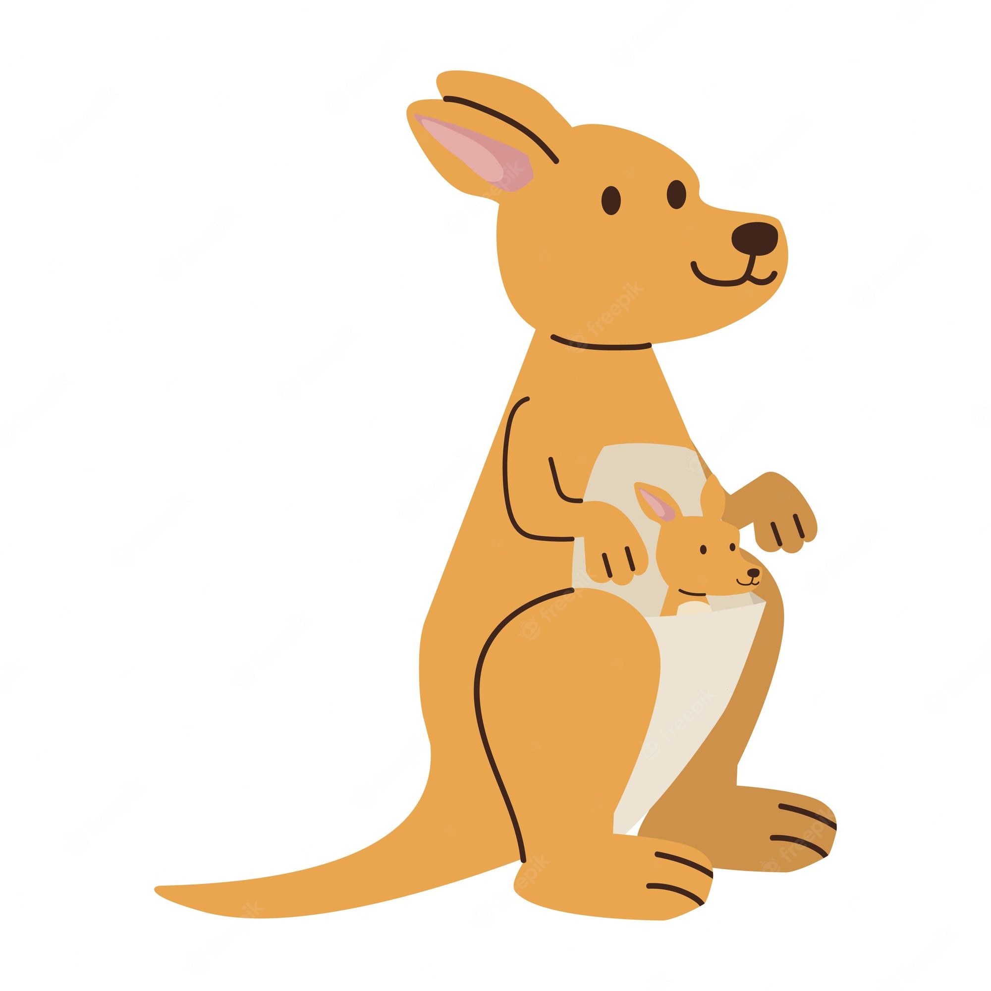 460+ Baby Kangaroo Illustrations, Royalty-Free Vector Graphics #3727163