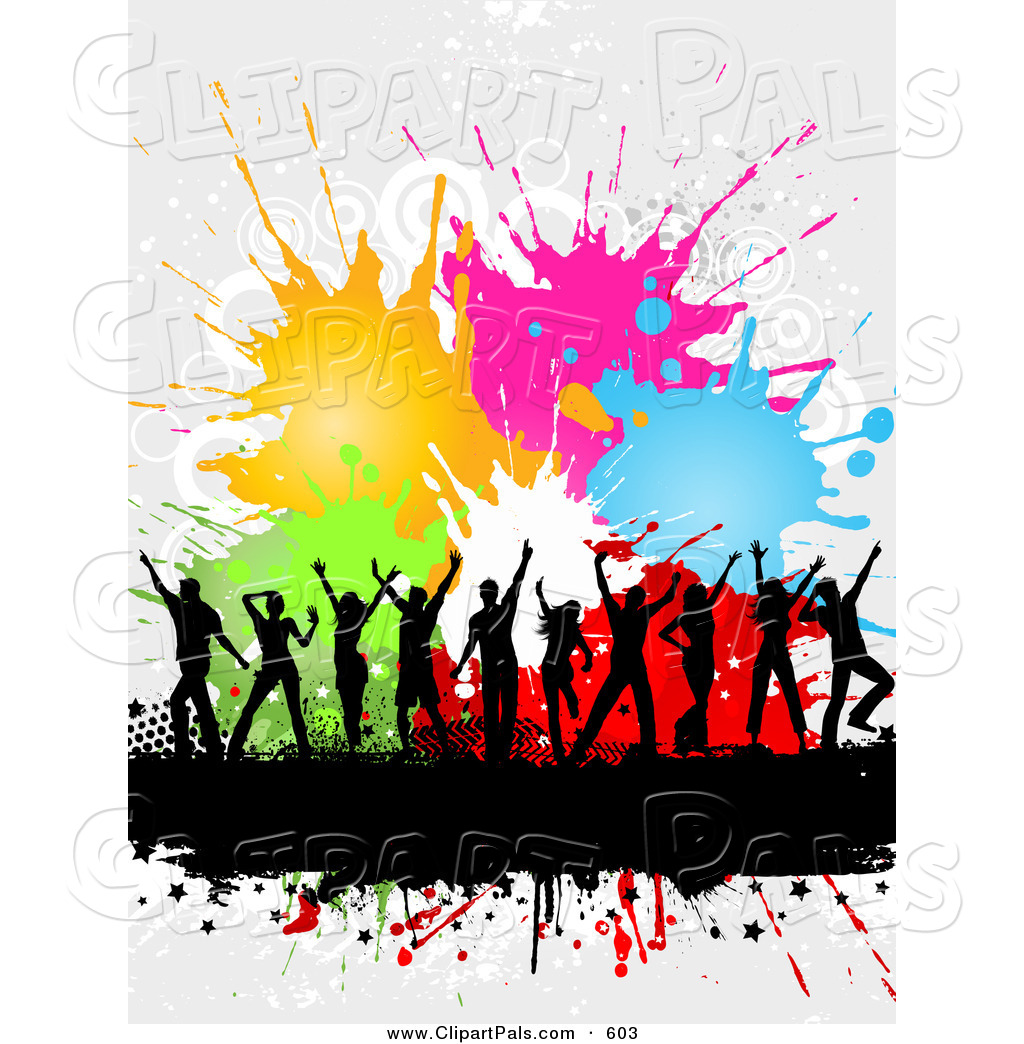 Dance 677382 960 Colorful Dancing Silhouette Png Free Clip Art Library