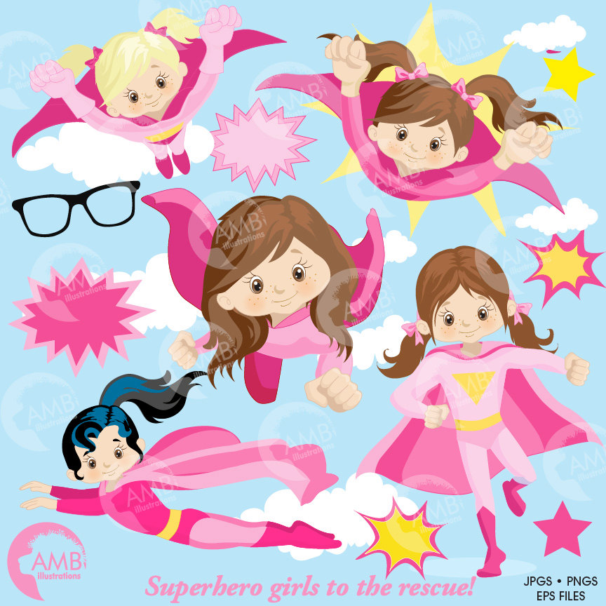 Graphic Library Library Girl Superhero Clipart - Superhero Girls #3541879