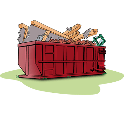 Dumpster clipart set. Digital images or vector graphics for commercial ...