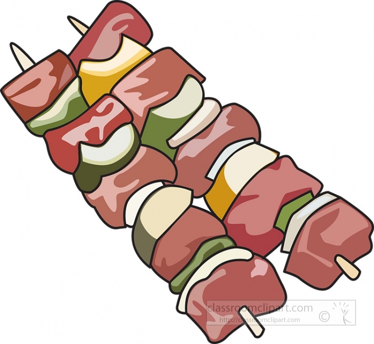 chicken kabobs - Clip Art Library