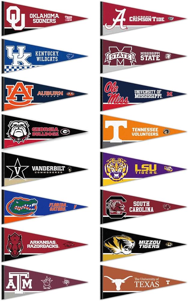 Amazon.com : SEC College Pennant Set : Sports Related Pennants ... #5595325