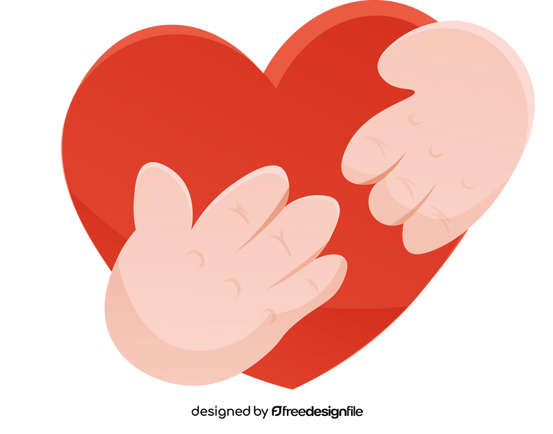 Heart hug clipart free download #5592622