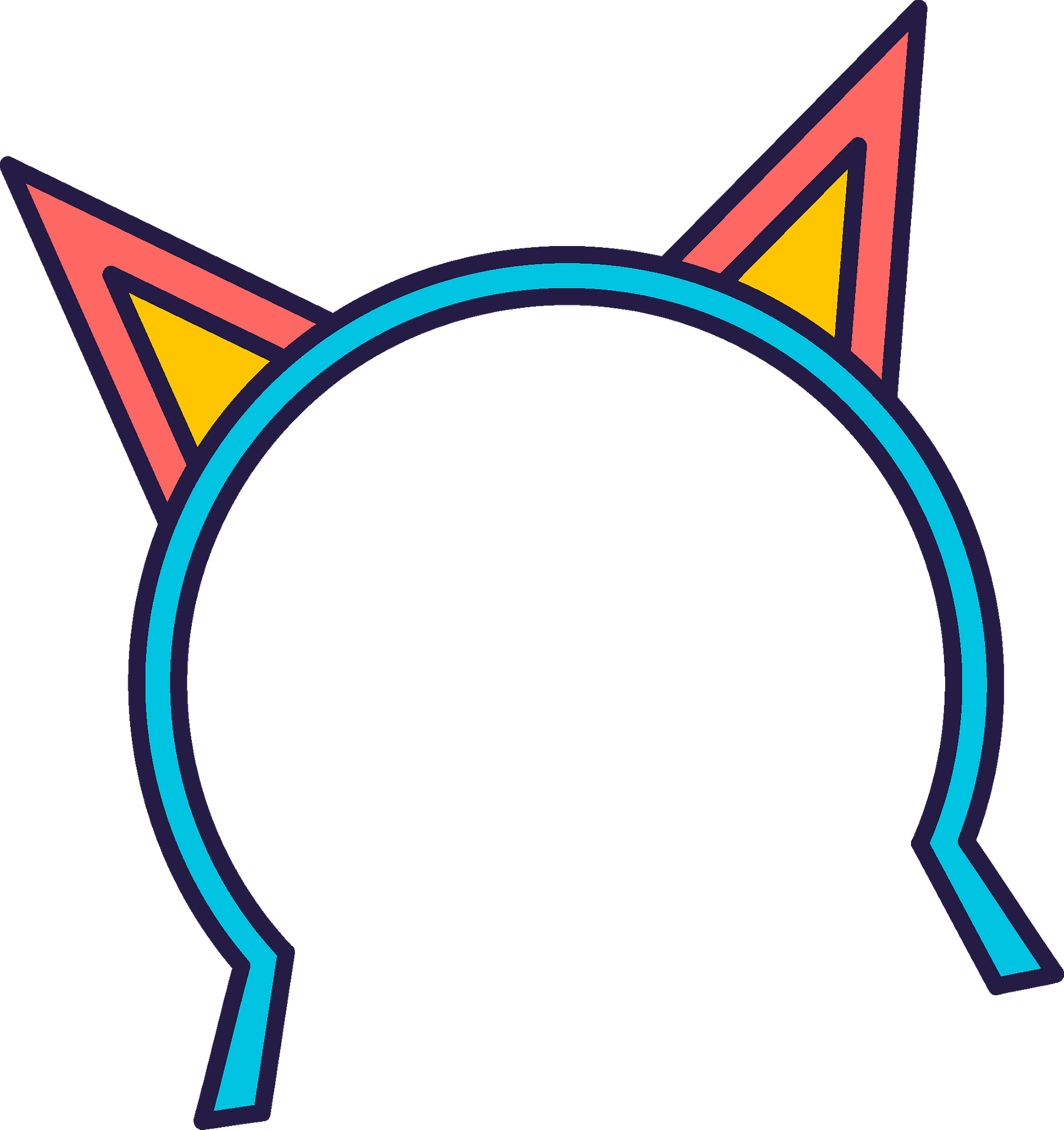 Cat Ears Are The Best Sticker Clip Art Library