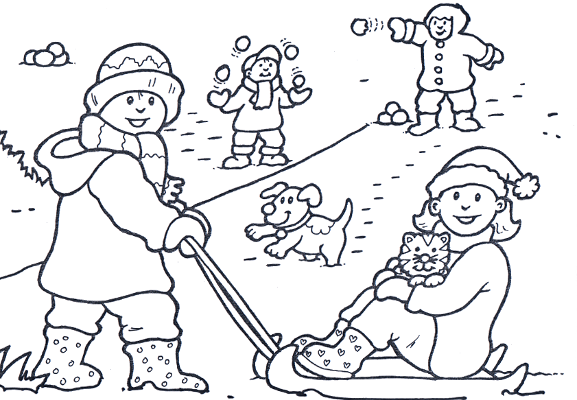 Winter Landscape Coloring Pages Clip Art Library Winter Landscape Coloring Pages Clip Art Library