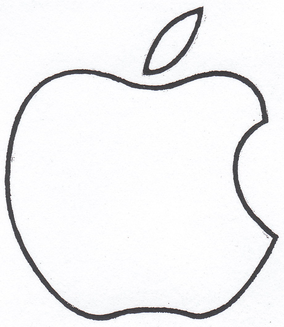 Apple Logo Printable Coloring Pages Clip Art Library Apple Logo Printable Coloring Pages Clip Art Library