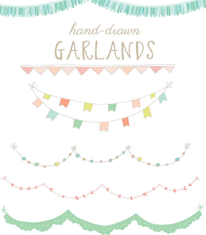 Cute Garland Clipart – Free Clipart #116277 | Clipart Library